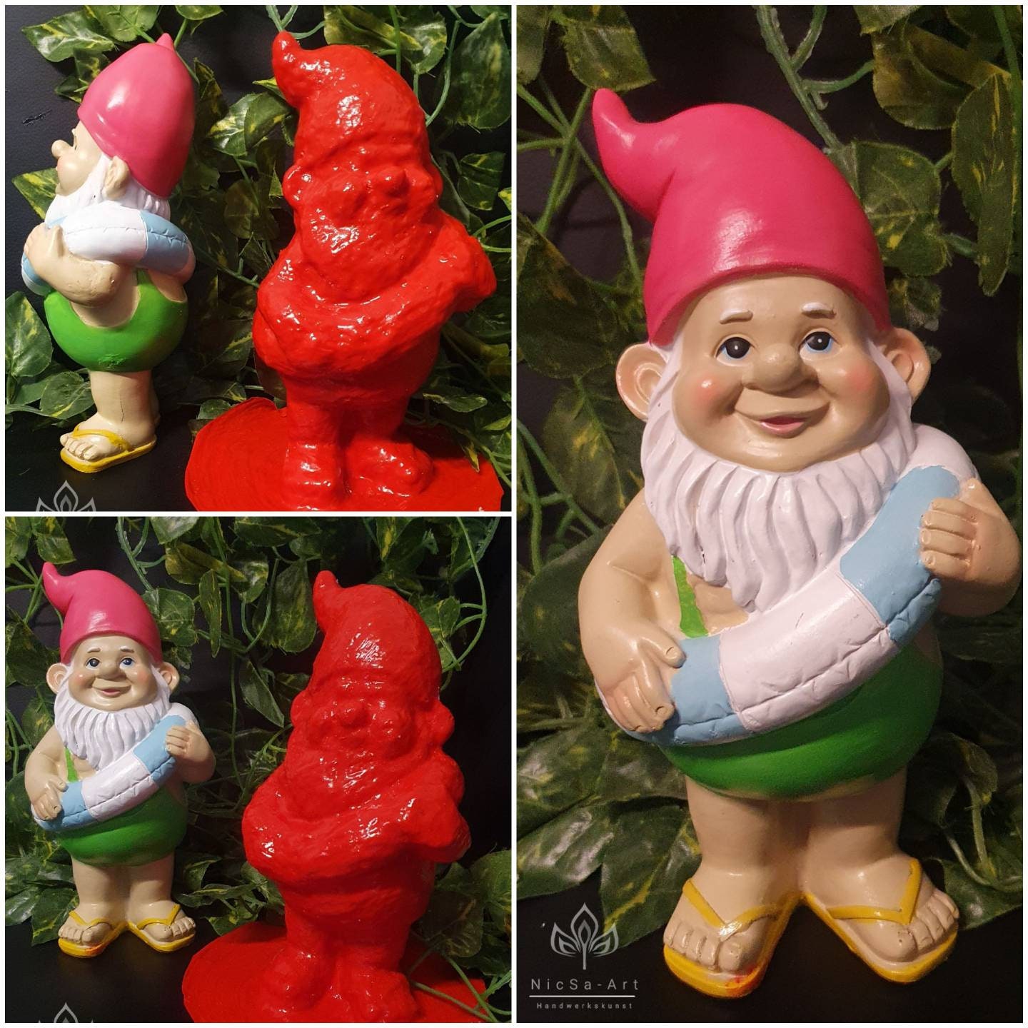 Sculpting & Forming Craft Supplies & Tools Latex shape Mold Gnomes ...