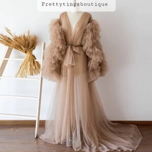 Tulle Glam Sleeve Dress/robe - Etsy