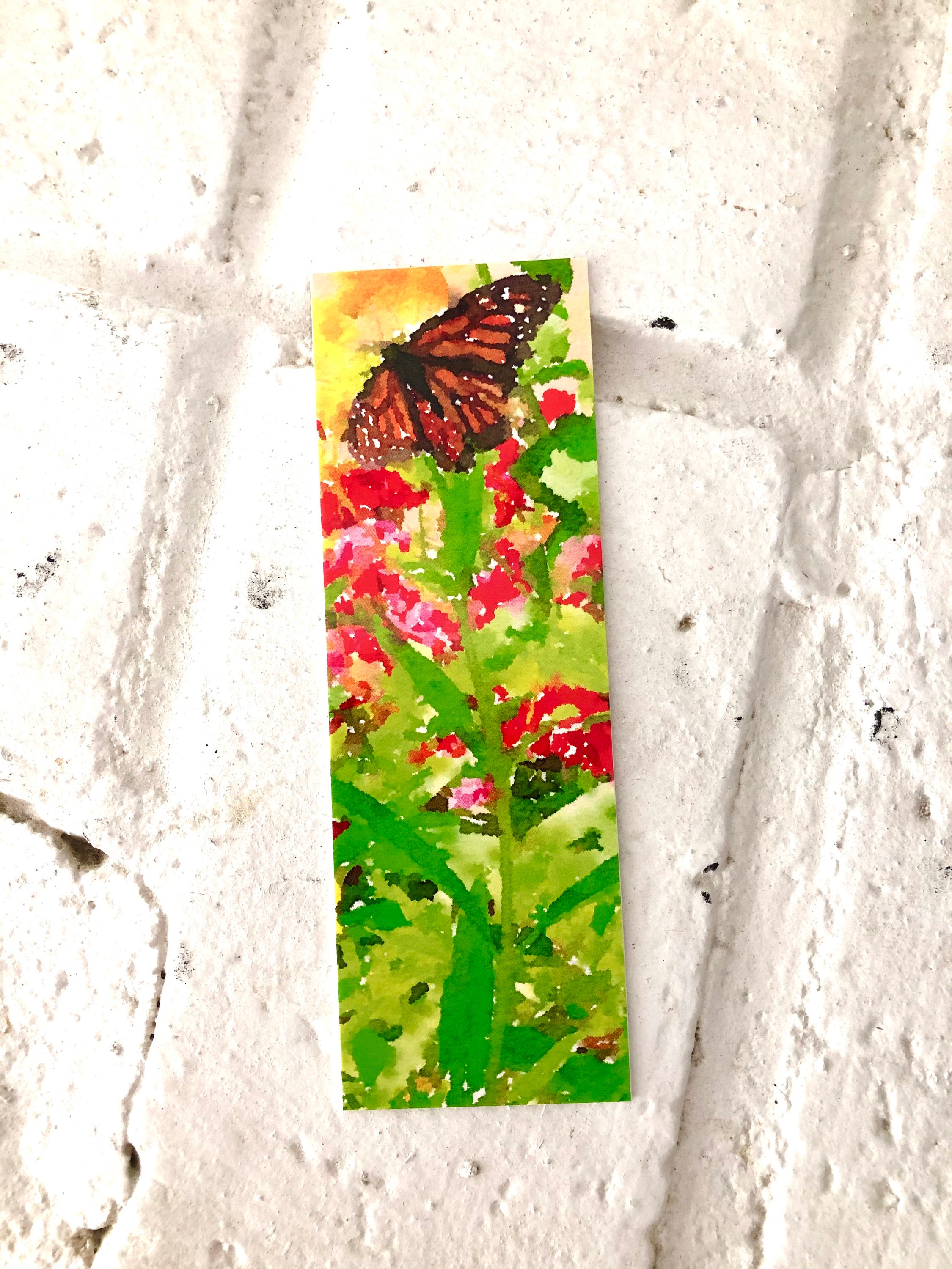 Butterfly Garden Bookmark - Etsy.de