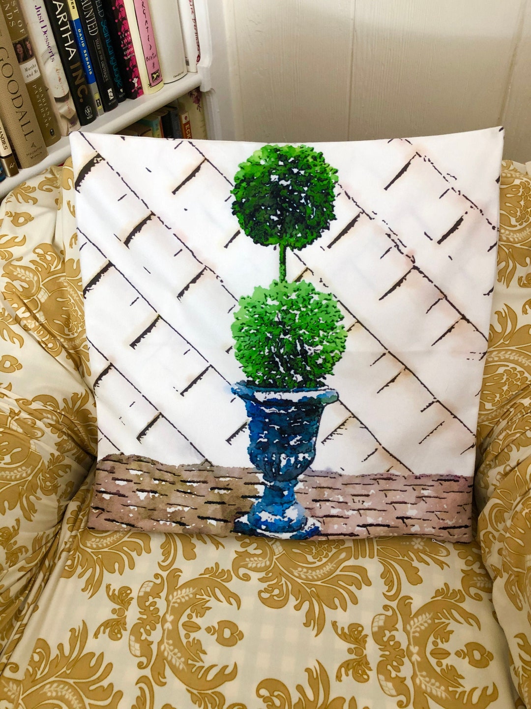 Topiary Pillow Cover - Etsy