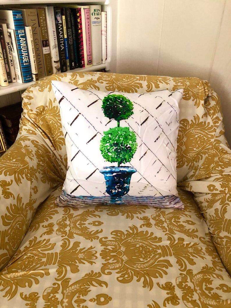 Topiary Pillow Cover - Etsy