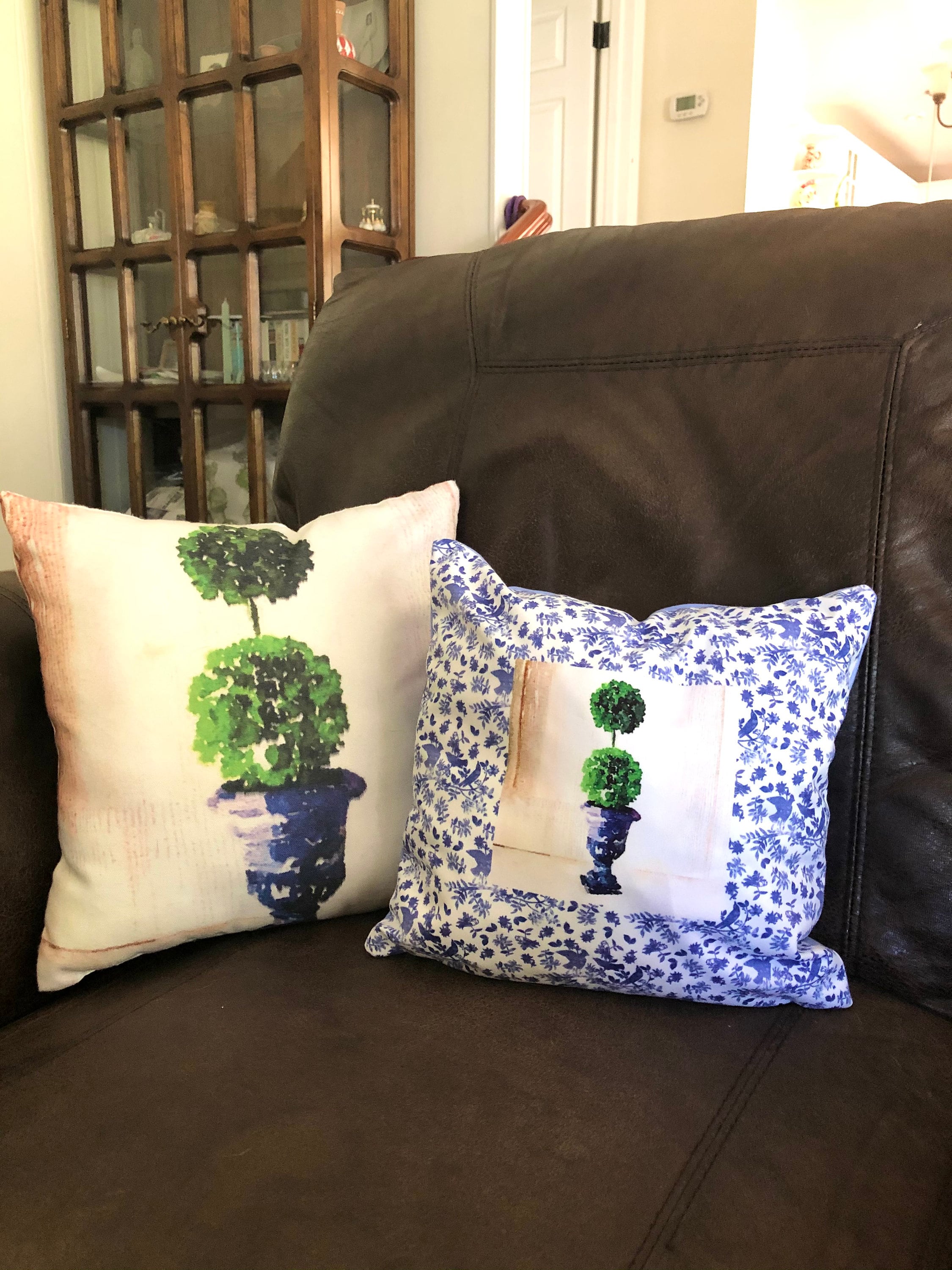 Large Soft Topiary Pillow Cover - Etsy