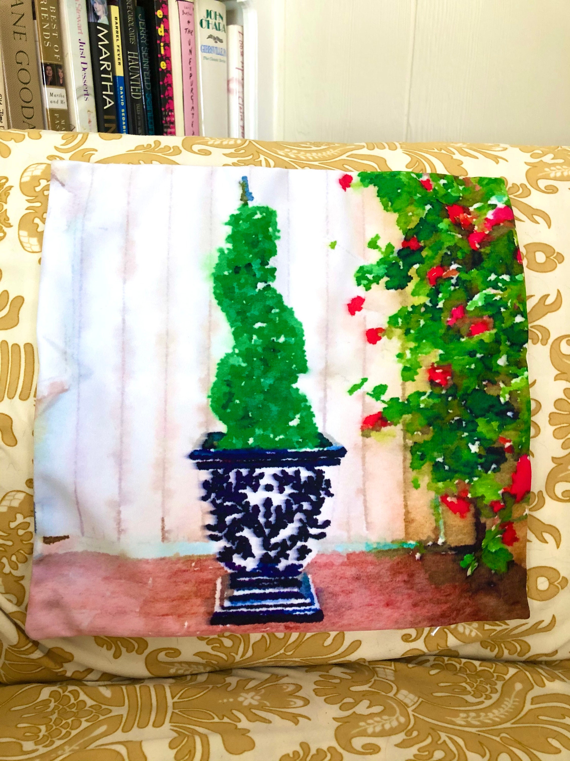 Topiary Pillow Cover - Etsy