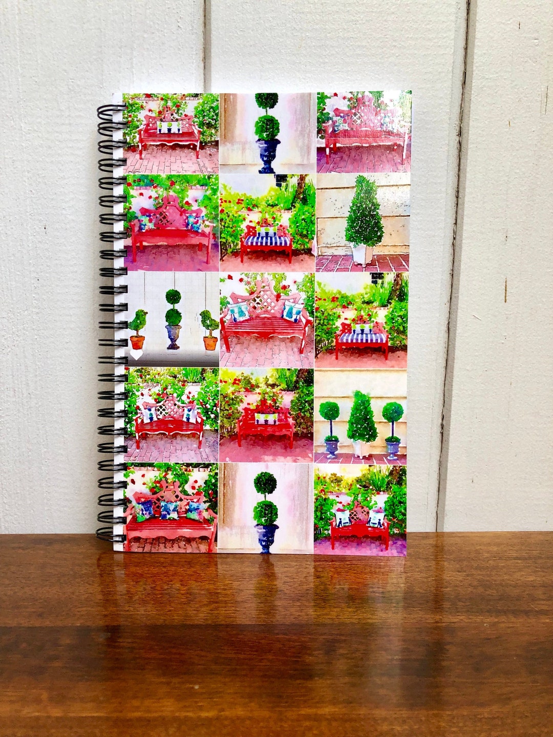 Topiary Garden Spiral Notebook - Etsy