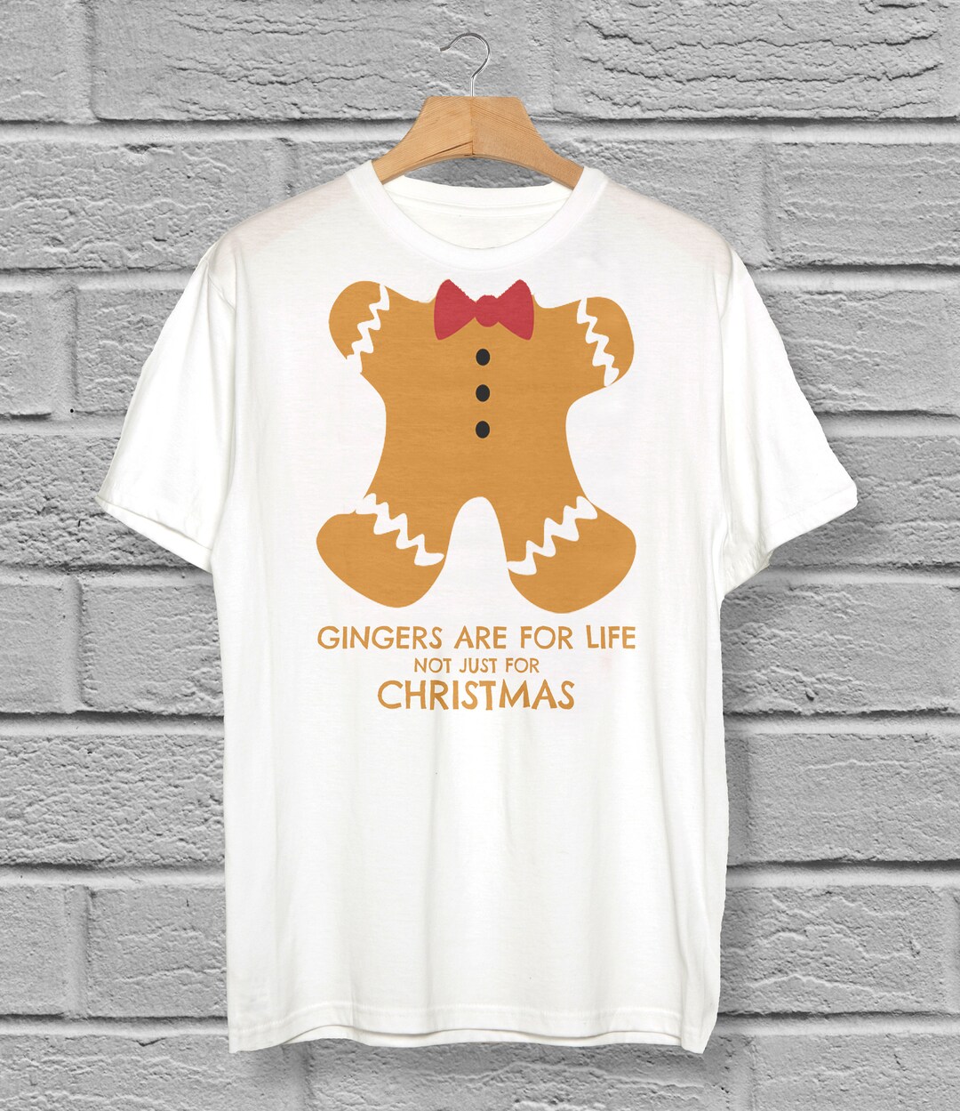 Gingerbread Man Headless T-shirt Gingers Are for Life T-shirt Funny ...