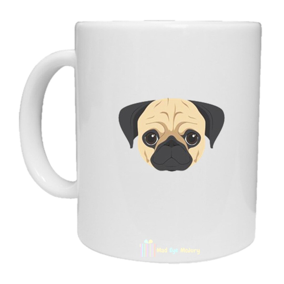 Mops Gesicht Becher lustige Becher Geschenk Geschenk für - Etsy.de