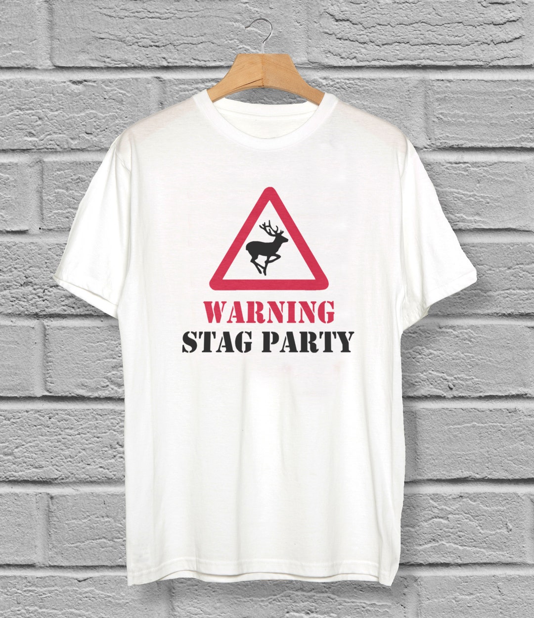 Stag Do T Shirts Warning Stag Party T Shirt Funny Male Etsy Uk