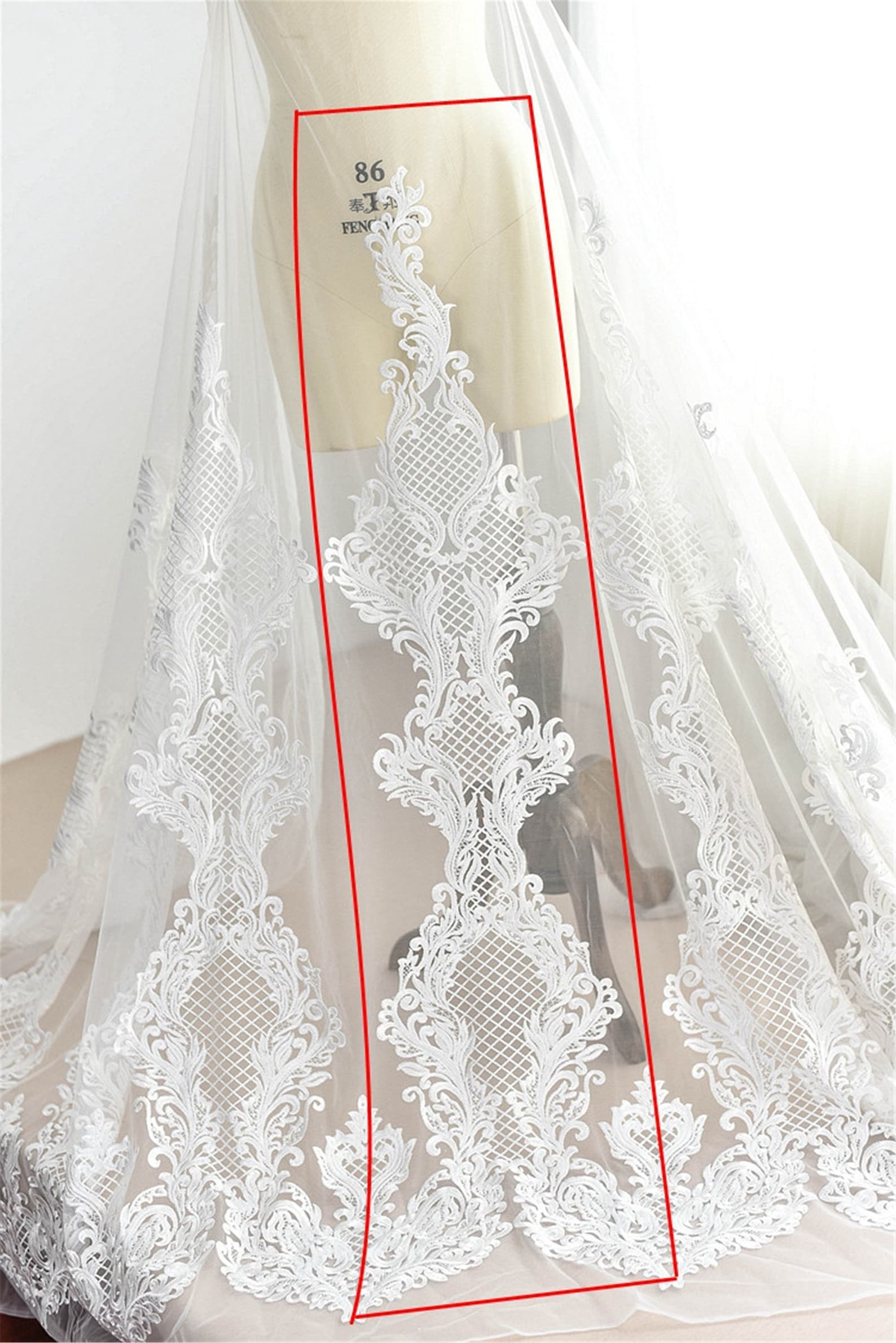 High Quality Embroidery Lace Fabric Wedding Dress Fabric | Etsy