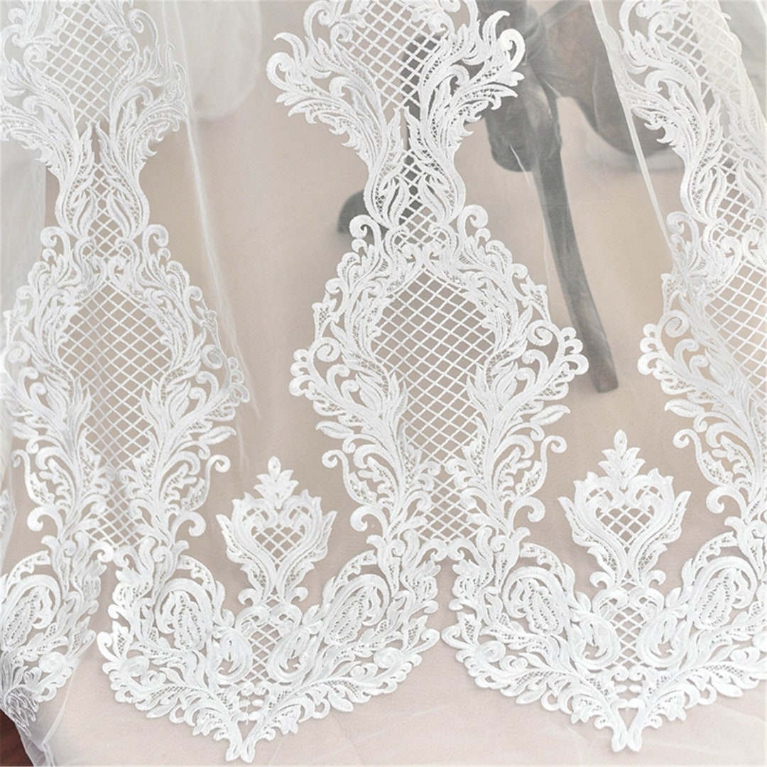 High Quality Embroidery Lace Fabric, Wedding Dress Fabric, Bridal Lace ...