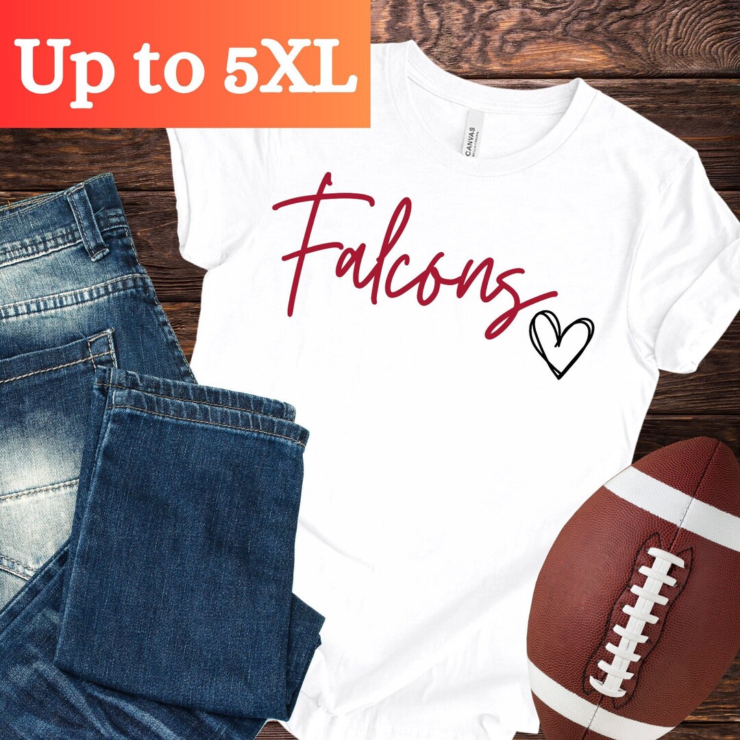 Camiseta Falcons Love fútbol de Atlanta ropa de mujer - Etsy España