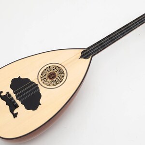Turkish Lavta Lute Lauta Mahogany Wood, Luthier-quality Professional ...