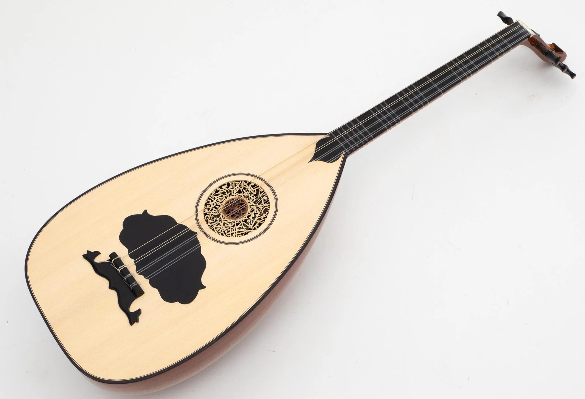 Turkish Lavta Lute Lauta Mahogany Wood Luthier-quality - Etsy