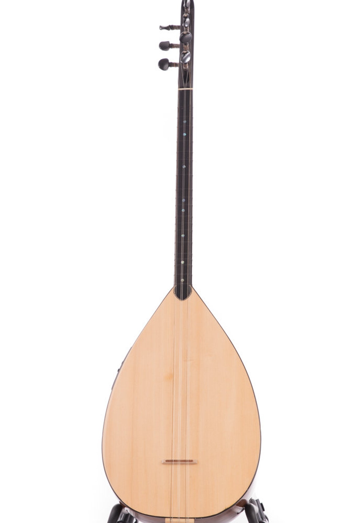 Turkish Short Neck Saz Baglama Walnut With Electric Pickup - Etsy