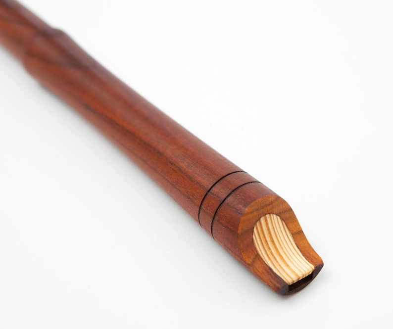 Hand-made Wooden Kaval Whistle Flute Western Mouthpiece Made of Plum ...