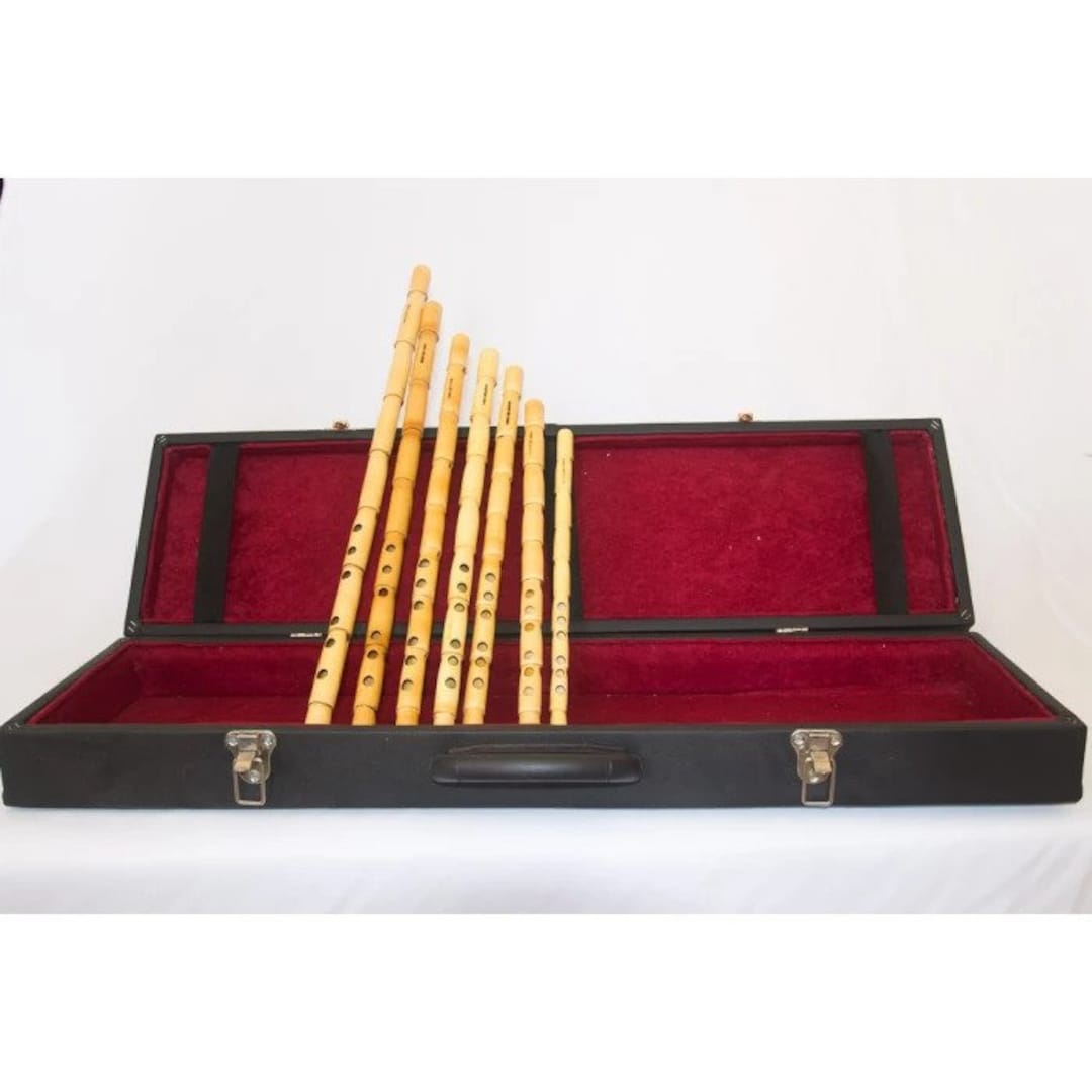 Profesional Arabic Ney Nay Set of 7 Flutes by Ahmad Abdel Ghani With ...