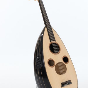 Semi Hollow Arabic Electric Oud, Guitar Pegs - Etsy