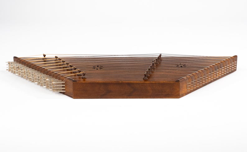 Santur 9 Bridges by Ghaznavi With Hard Case, Tuning Key, Mezrabs and ...