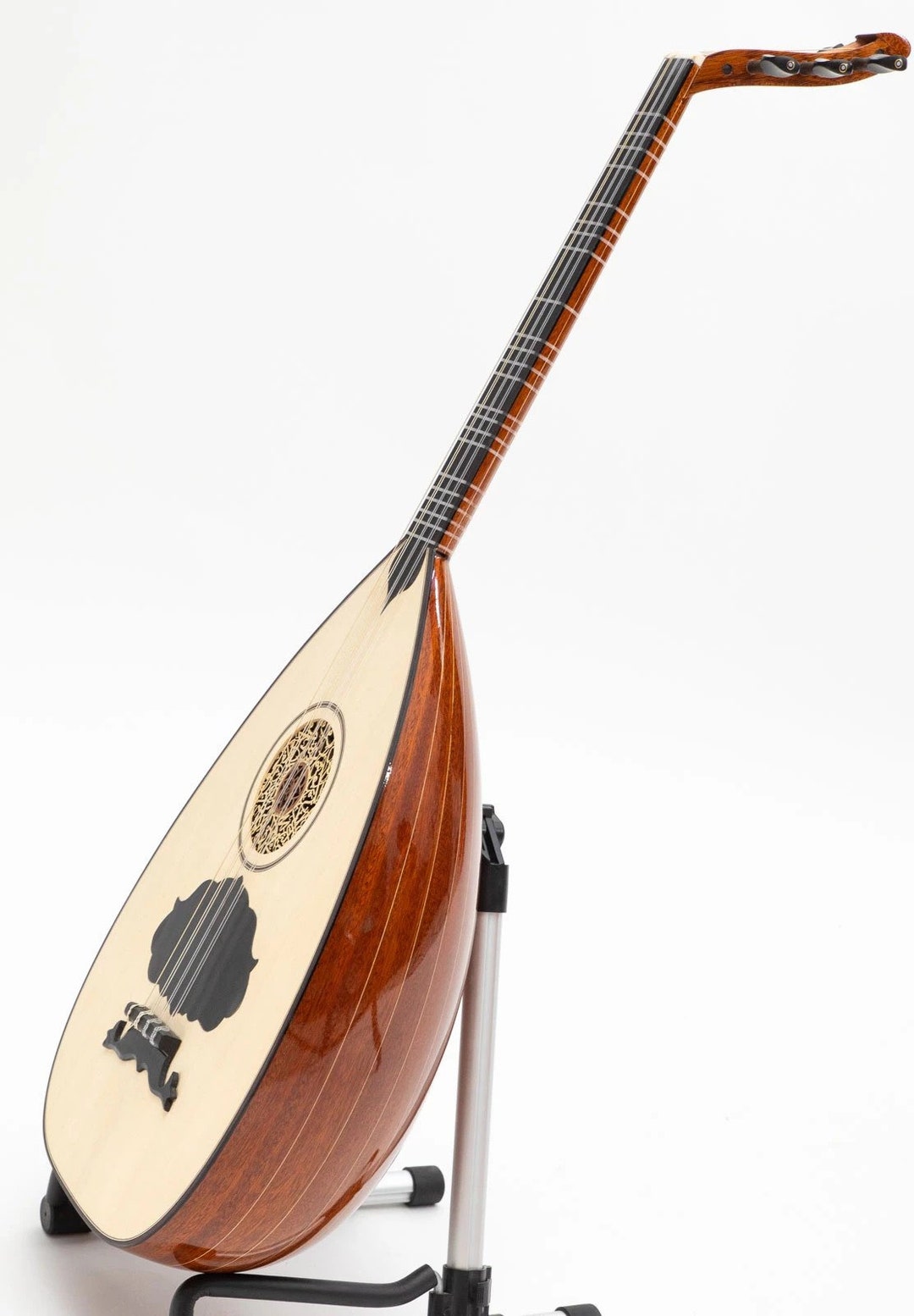 Turkish Lavta Lute Lauta Mahogany Wood, Luthier-quality Professional ...