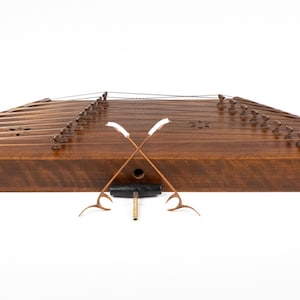Santur 9 Bridges by Ghaznavi With Hard Case, Tuning Key, Mezrabs and ...
