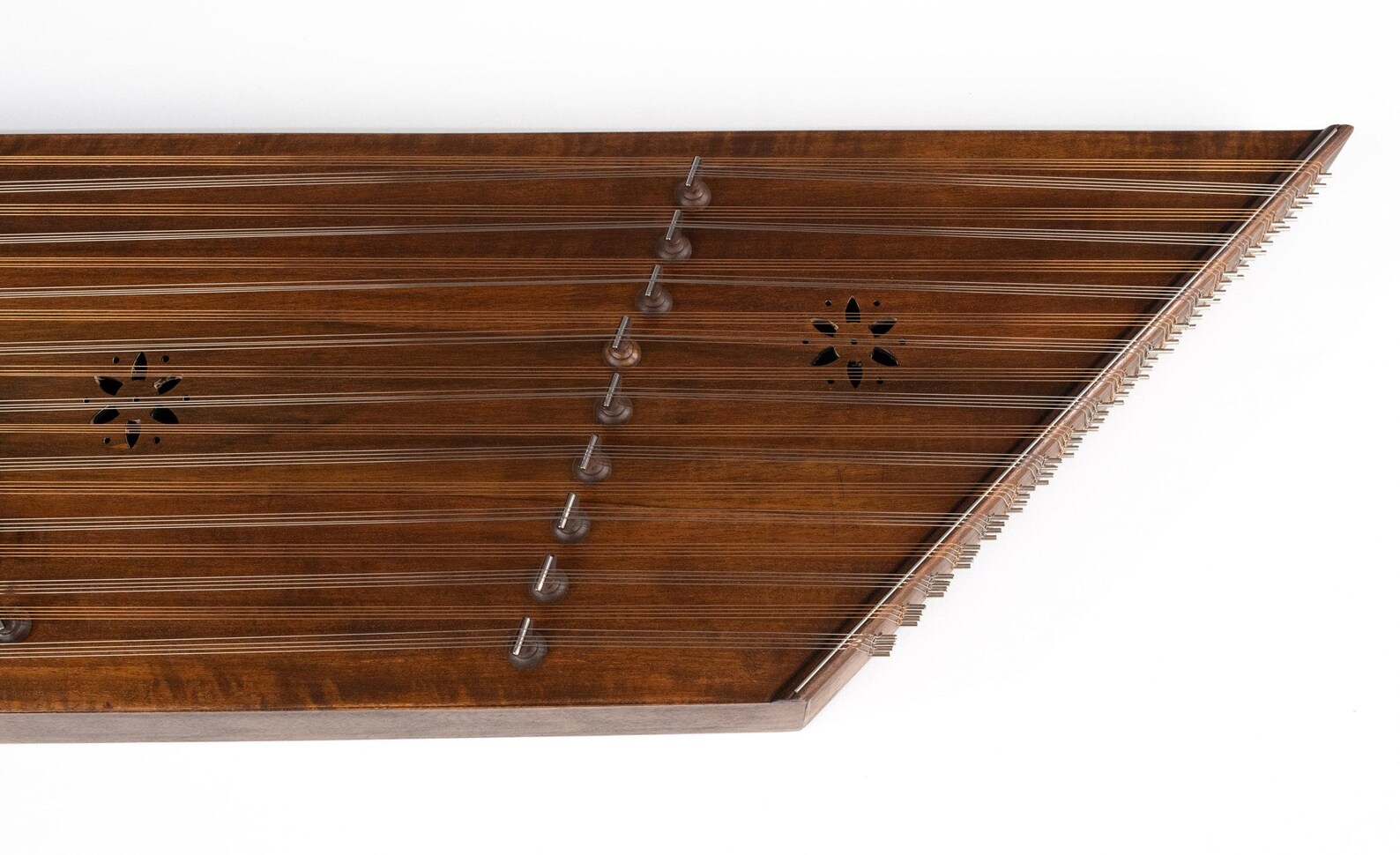 Santur 9 Bridges by Ghaznavi With Hard Case, Tuning Key, Mezrabs and ...