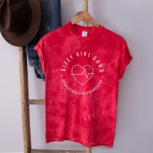 Dysautonomia dizzy Girl Gang Tie-dye T-shirt POTS Awareness Tie Dye Tee ...