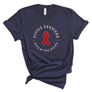Sepsis Survivor Unisex T-shirt Septicemia Septic Shock - Etsy