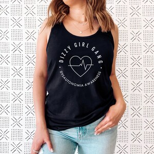 Cute Dysautonomia dizzy Girl Gang Awareness Women's Tank Top RUNS SMALL ...