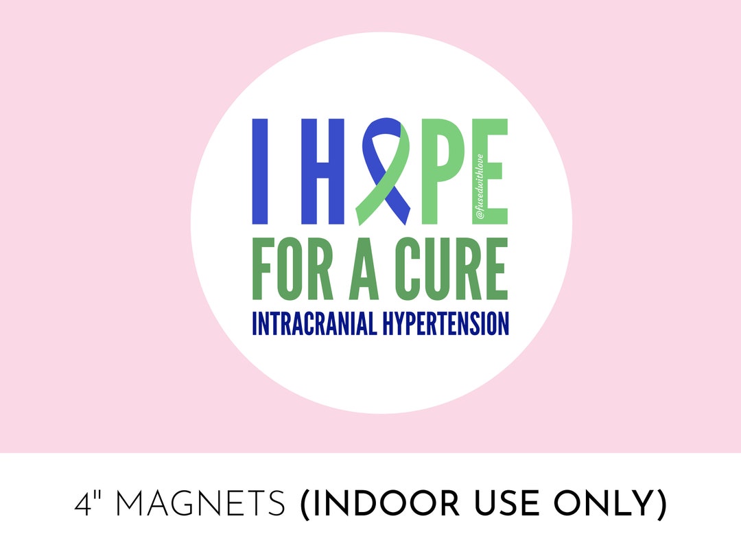 RETIRING ITEM Magnet 4 Intracranial Hypertension Awareness INDOOR Use ...