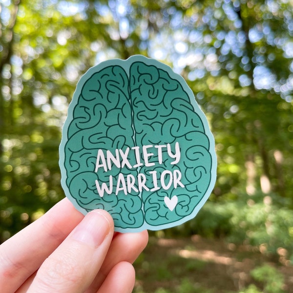 Anxiety Sticker - Etsy