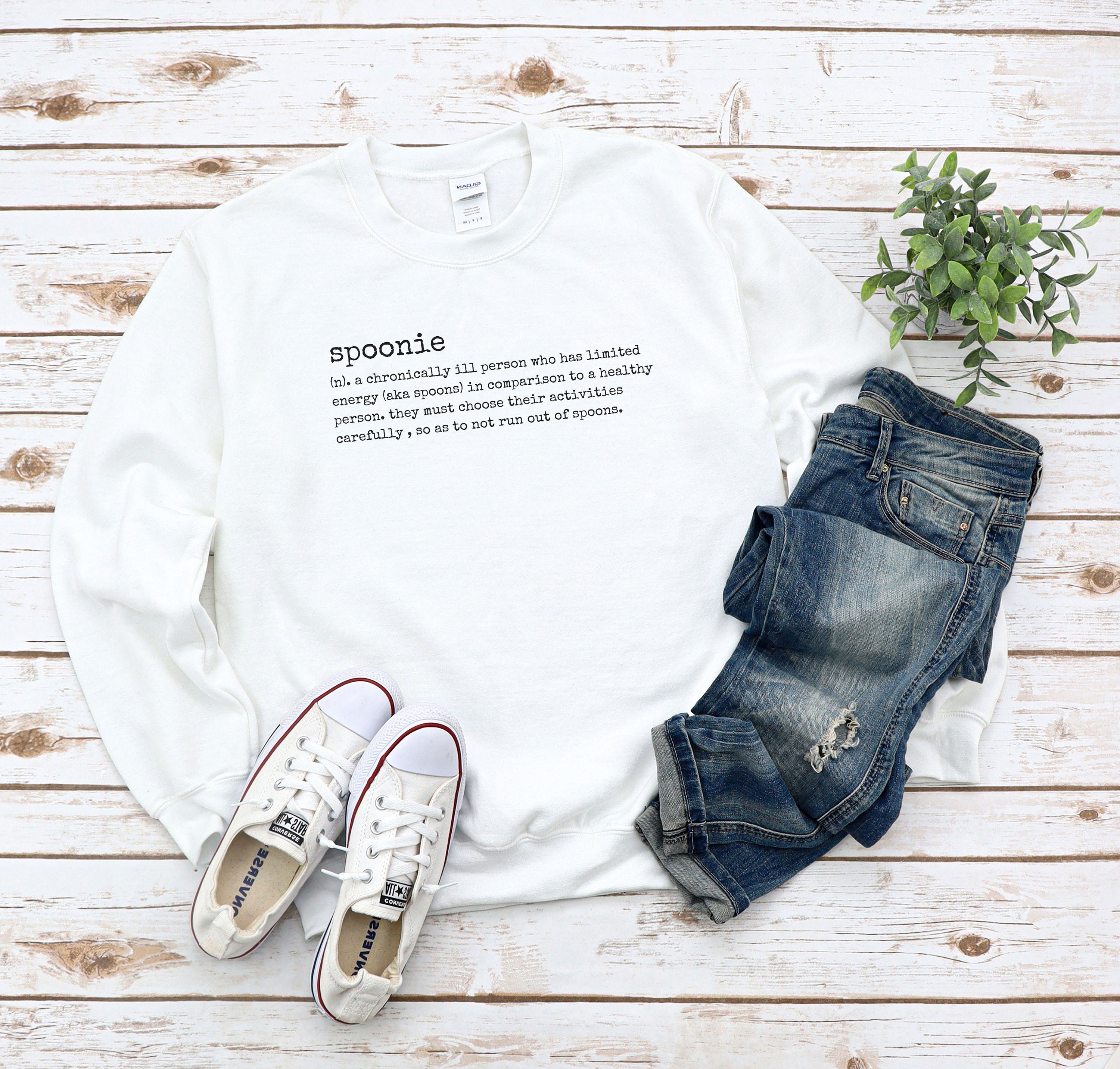 Cute spoonie Definition Unisex Crewneck Sweatshirt - Etsy