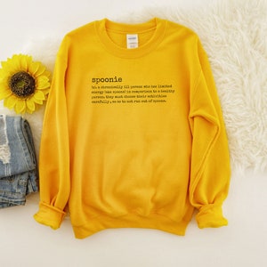 Cute spoonie Definition Unisex Crewneck Sweatshirt - Etsy