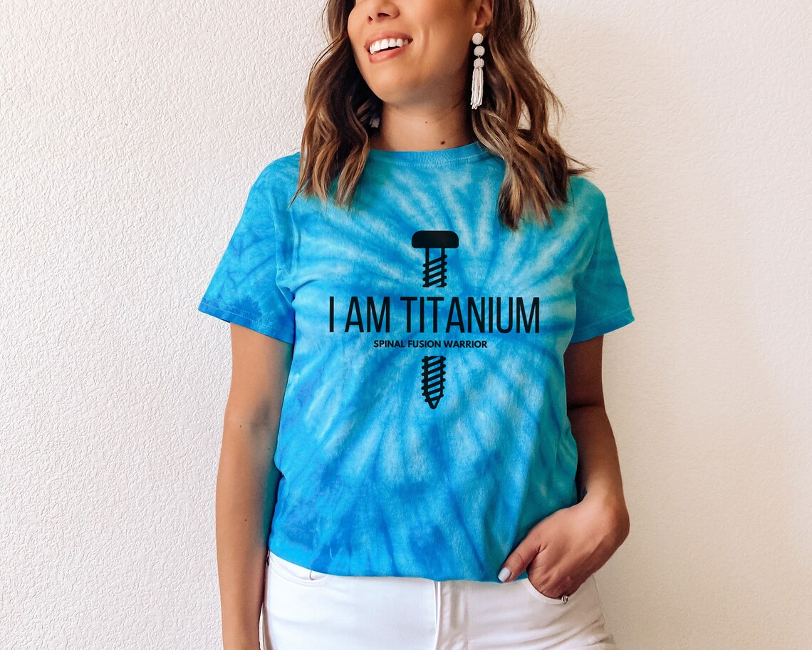 Spinal Fusion Warrior i Am Titanium Rainbow | Etsy
