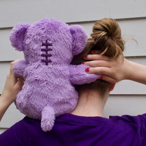 Chiari Malformation zipperhead Awareness 12 Bear Purple, Awareness ...