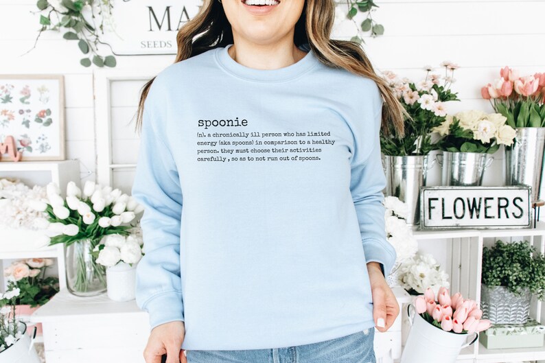 Cute spoonie Definition Unisex Crewneck Sweatshirt - Etsy