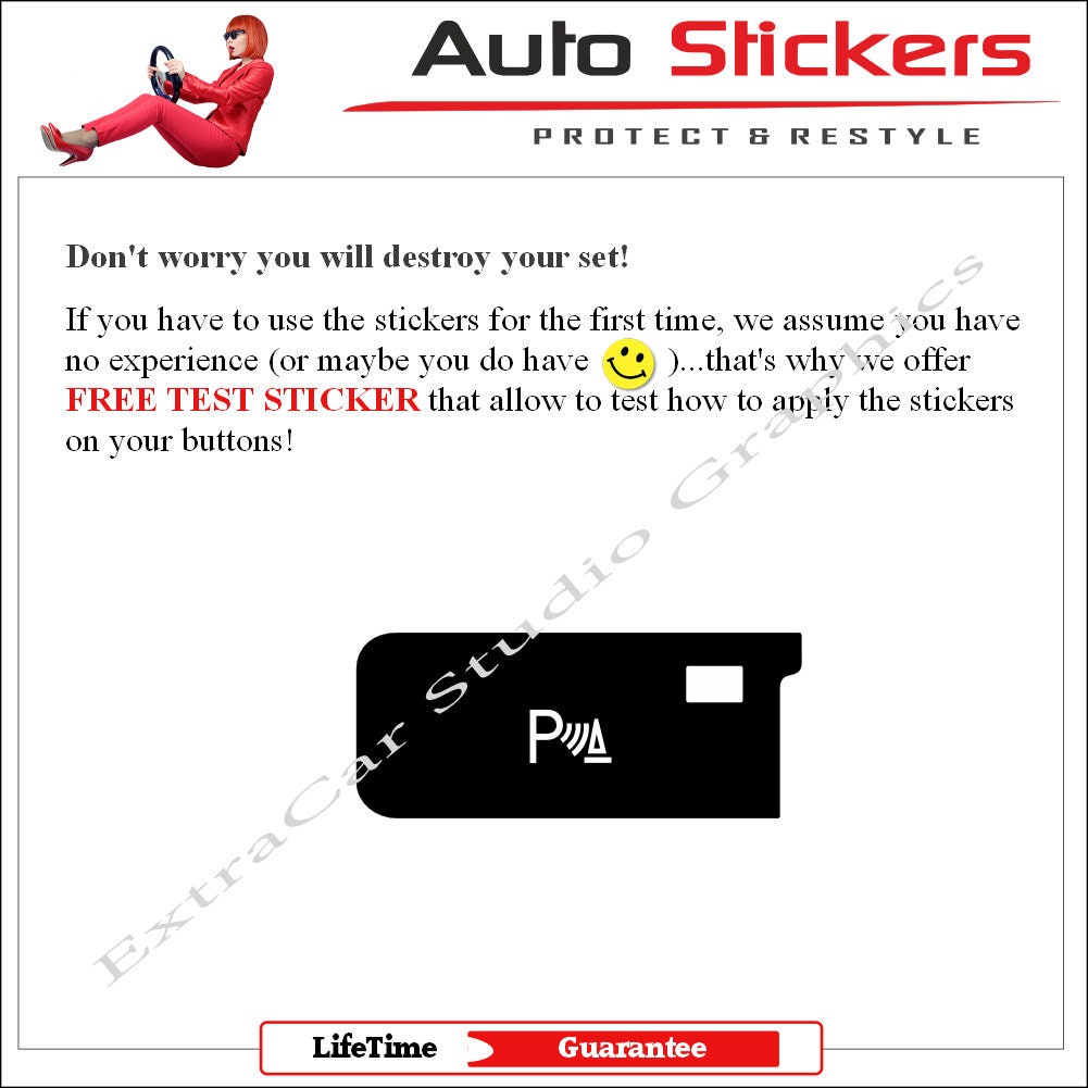 Audi A8 Dashboard Decals Stickers for Repair Worn Buttons Switchs Knobs ...