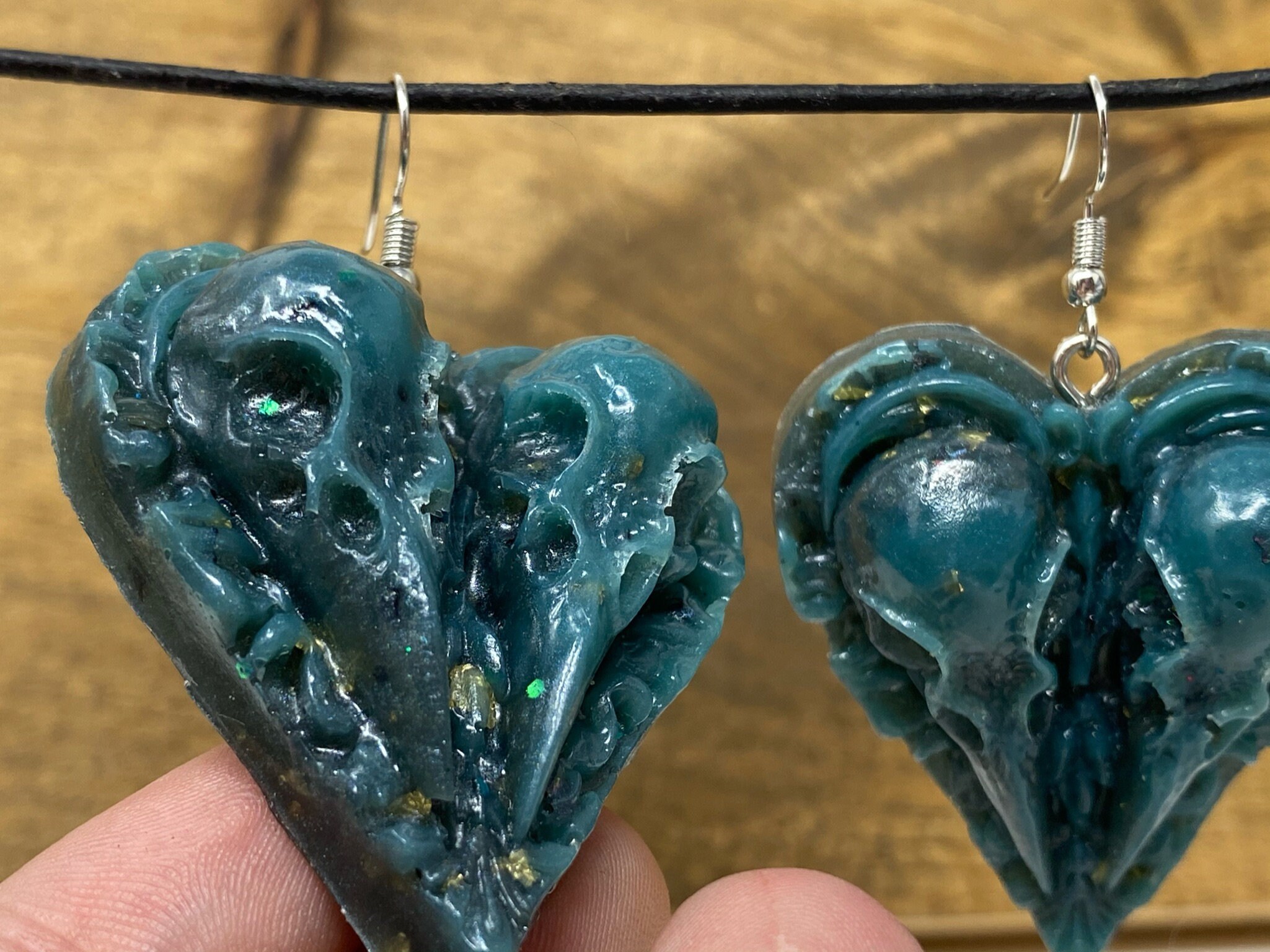 Mamajfountains Edgar Allan Ho Earrings - Etsy UK