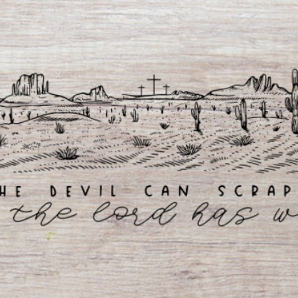 The Devil Can Scrap but the Lord Has Won Tumbler - Etsy
