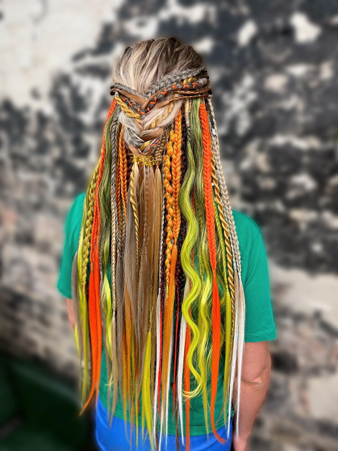 Partial Set of DE Dreadlock Extensions, Crochet Dreads, Personalized ...