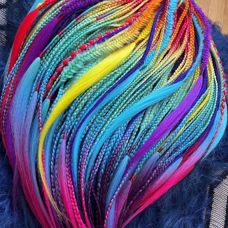 Braided Rainbow - Etsy