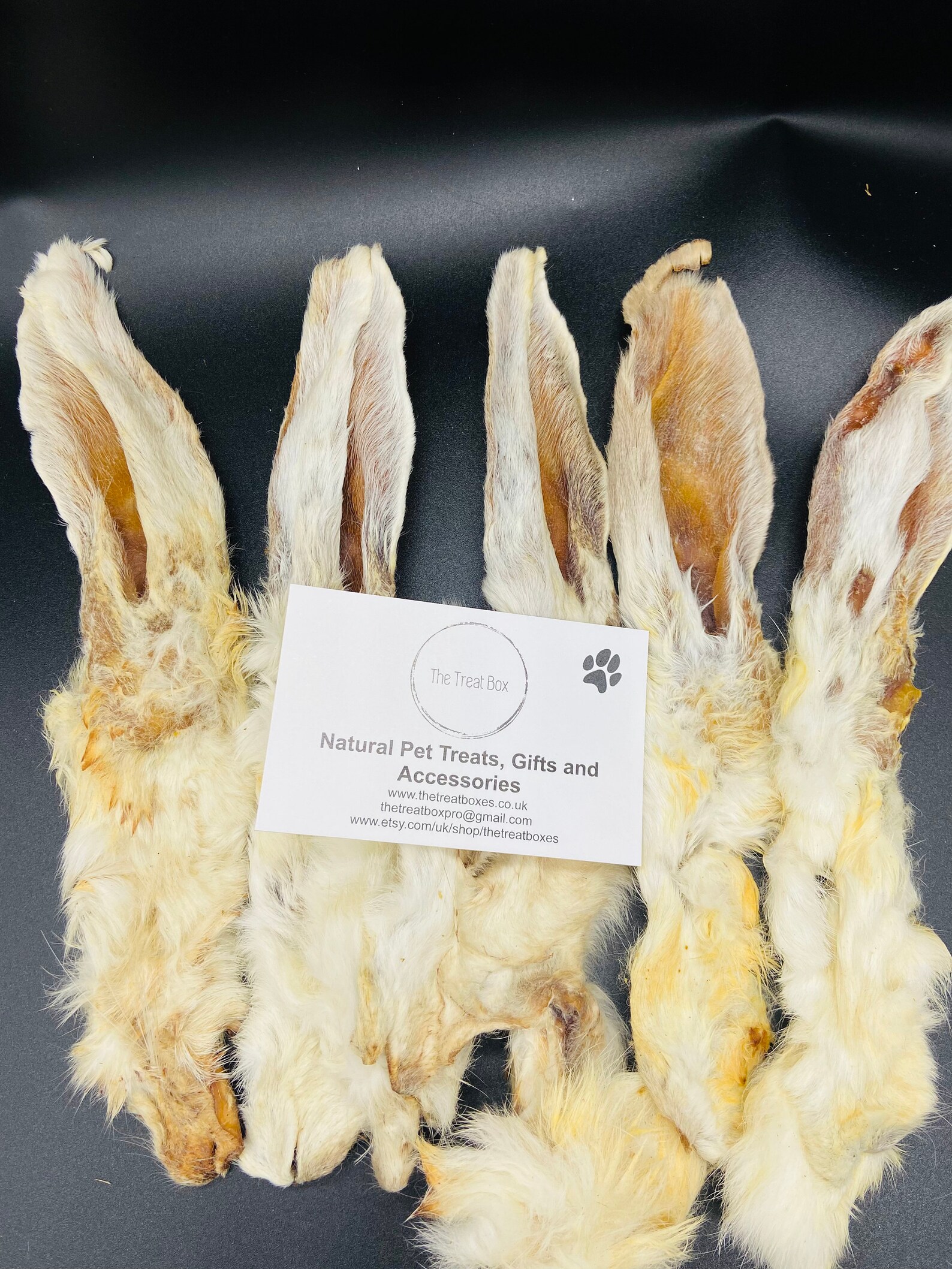 Natural Rabbits Ears With Fur - Etsy UK