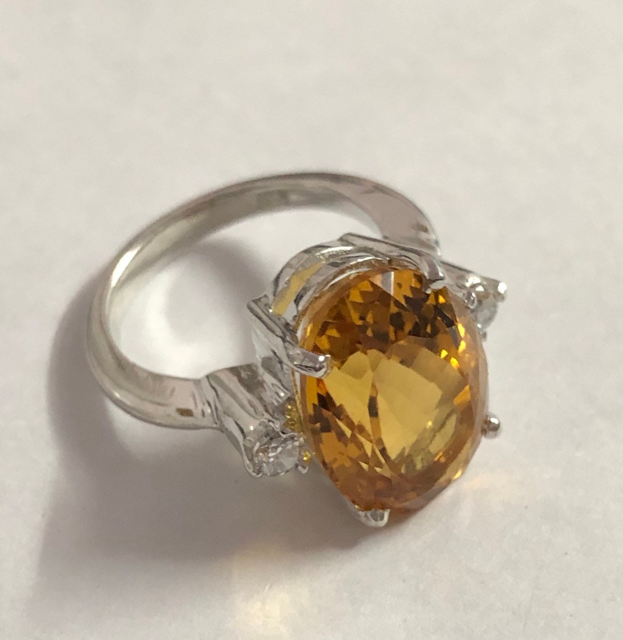 Citrine Ringnovember Birthstone Ringpromise Ringgemstone - Etsy