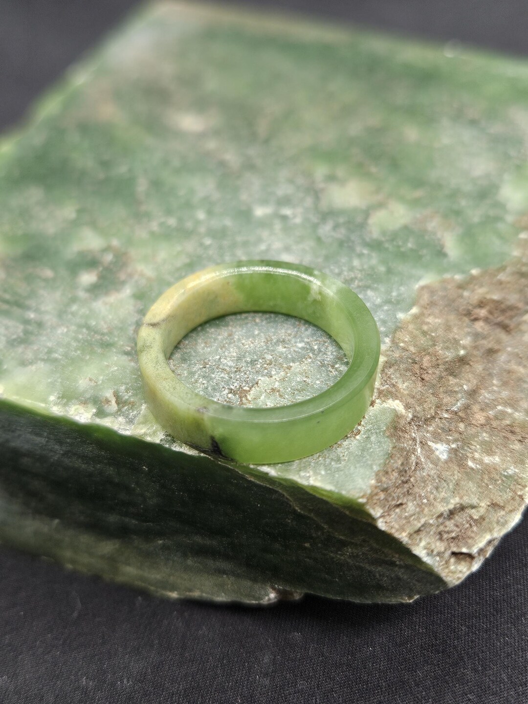 New Zealand Jade Ring - Etsy