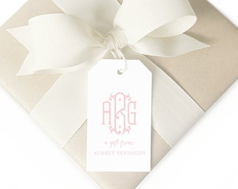 Personalized Gift Tags Custom Gift Tags Monogrammed Gift Tags Family ...