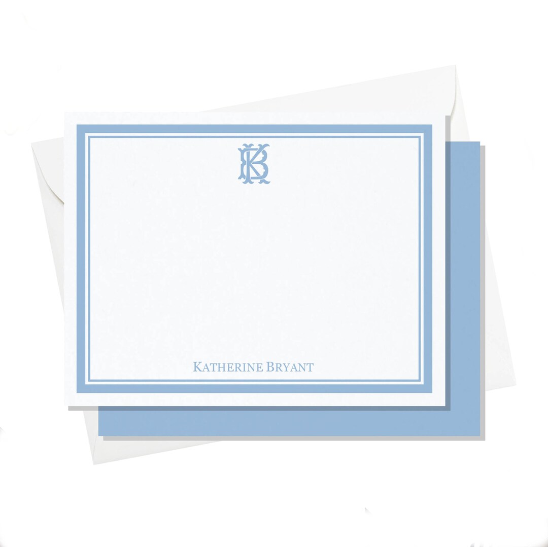 Personalized Note Card | Personalized Stationery | Monogrammed ...