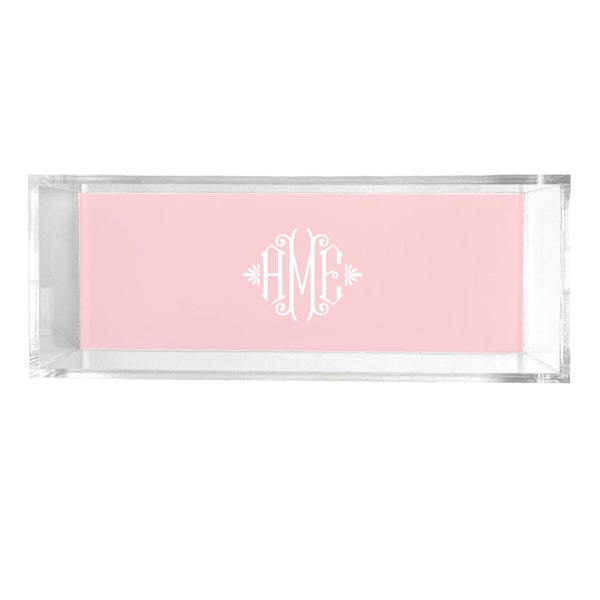 Acrylic Monogram Tray - Etsy