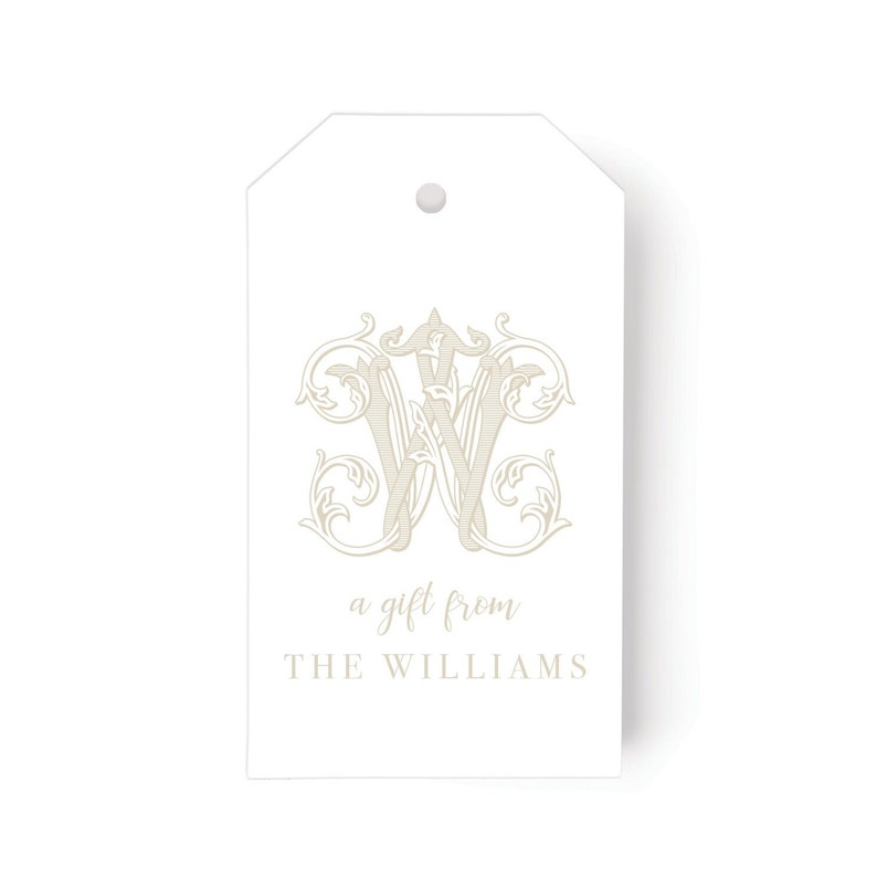 Personalized Gift Tags Custom Gift Tags Monogrammed Gift - Etsy