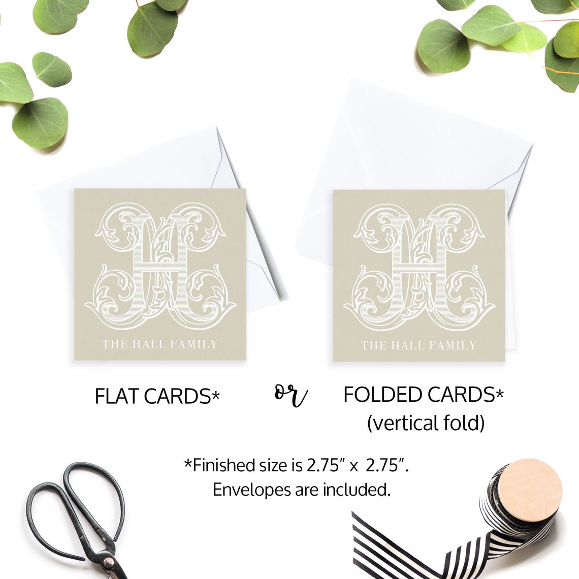 Enclosure Cards With Envelopes Personalized Gift Enclosure - Etsy