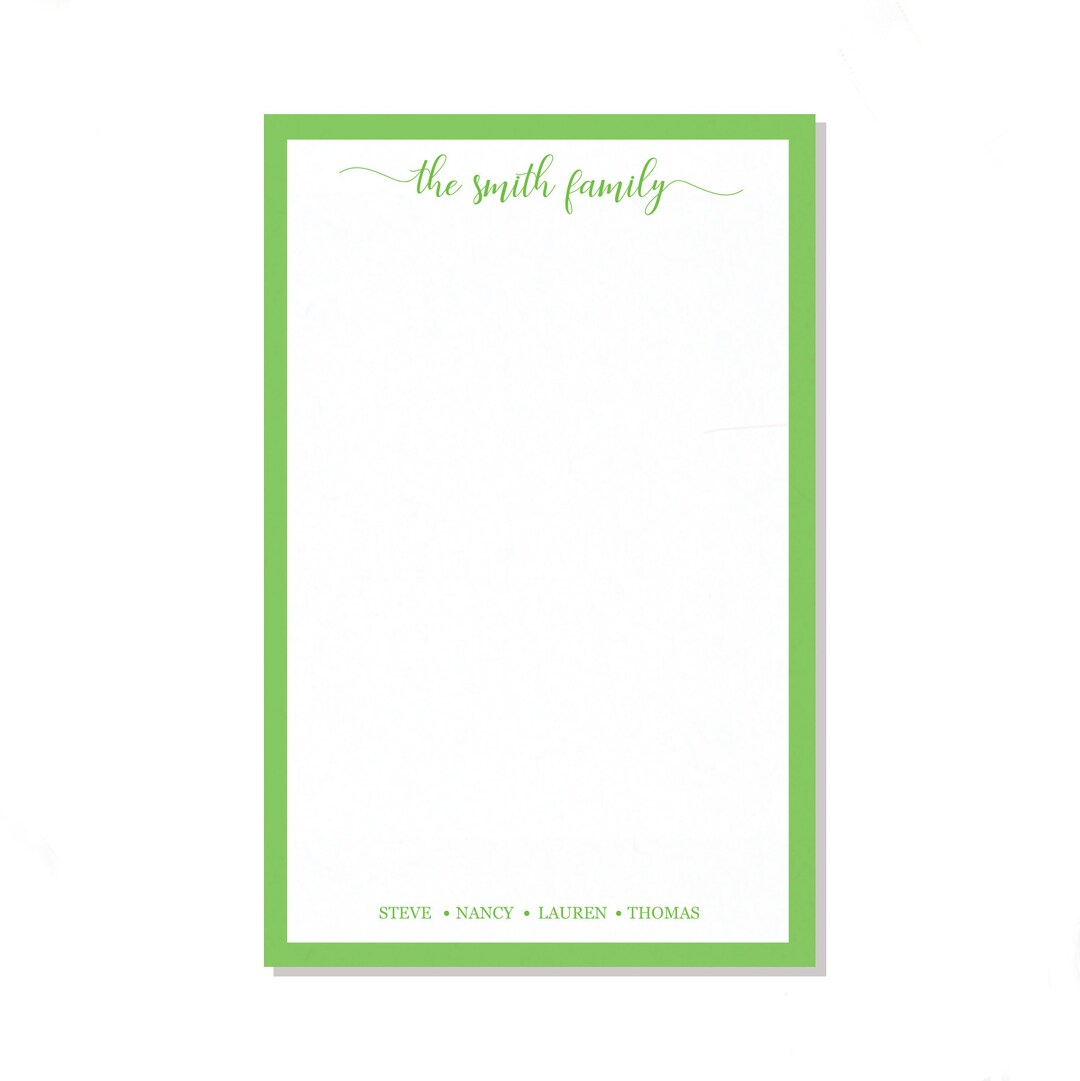 Personalized Notepad | Personalized Stationery | Custom Personal ...