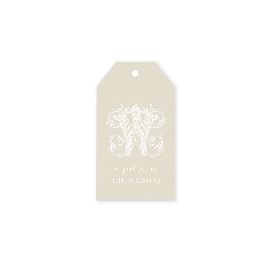 Personalized Gift Tags | Custom Gift Tags | Monogrammed Gift Tags | Set ...