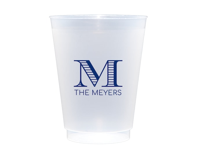 Personalized Shatterproof Cups, Monogrammed Frosted Cup, Monogrammed ...